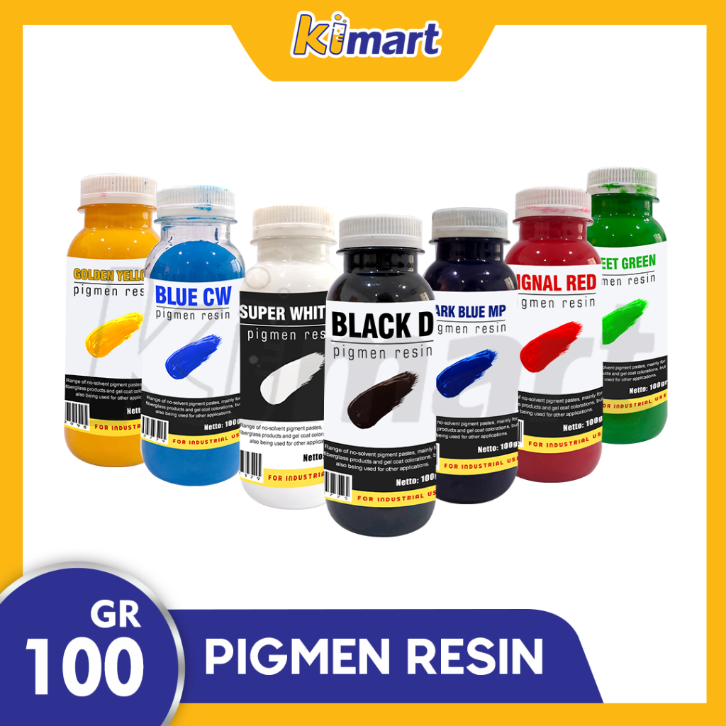 Jual Pigmen Pewarna Resin Pigment Pasta Resin Kemasan 100 dan 50 Gram ...