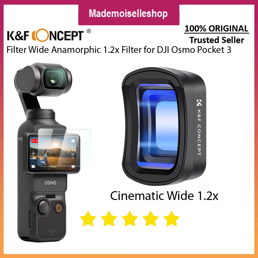 Jual KNF CONCEPT Filter Wide 1.2x Anamorphic Filter For DJI Osmo Pocket ...