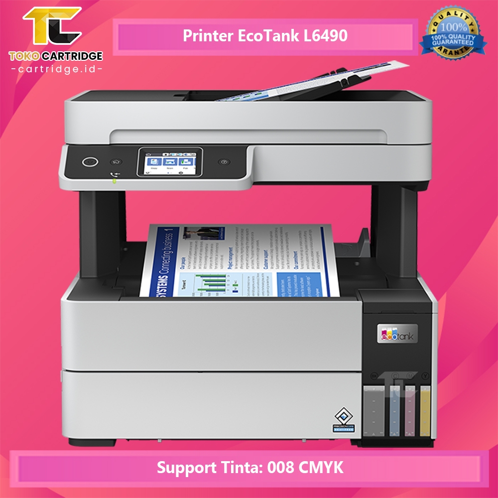 Jual Printer Eco Tank L6490 A4 Print-Scan-Copy Ink Tank Multifungsi ADF ...