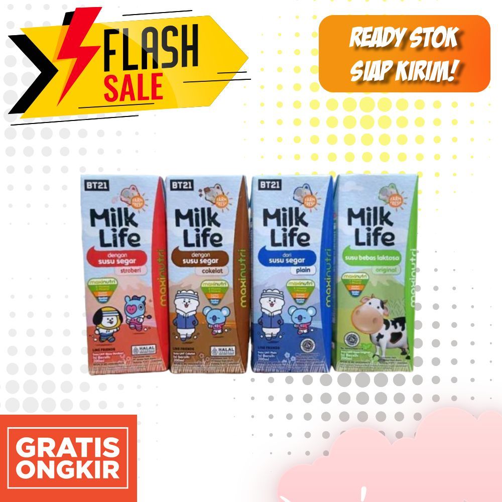 Jual Susu MilkLife 200ml Varian Rasa / Susu UHT | Shopee Indonesia