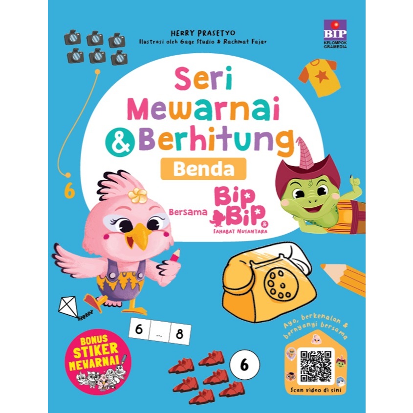 Jual Buku Seri Mewarnai dan Berhitung: Benda Bersama Bip Bip dan Sahabat Nusantara | Shopee ...