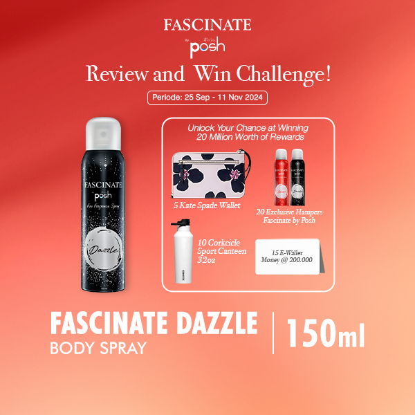 Jual Posh Spray Cologne Fascinate Dazzle Botol 150 Ml | Shopee Indonesia