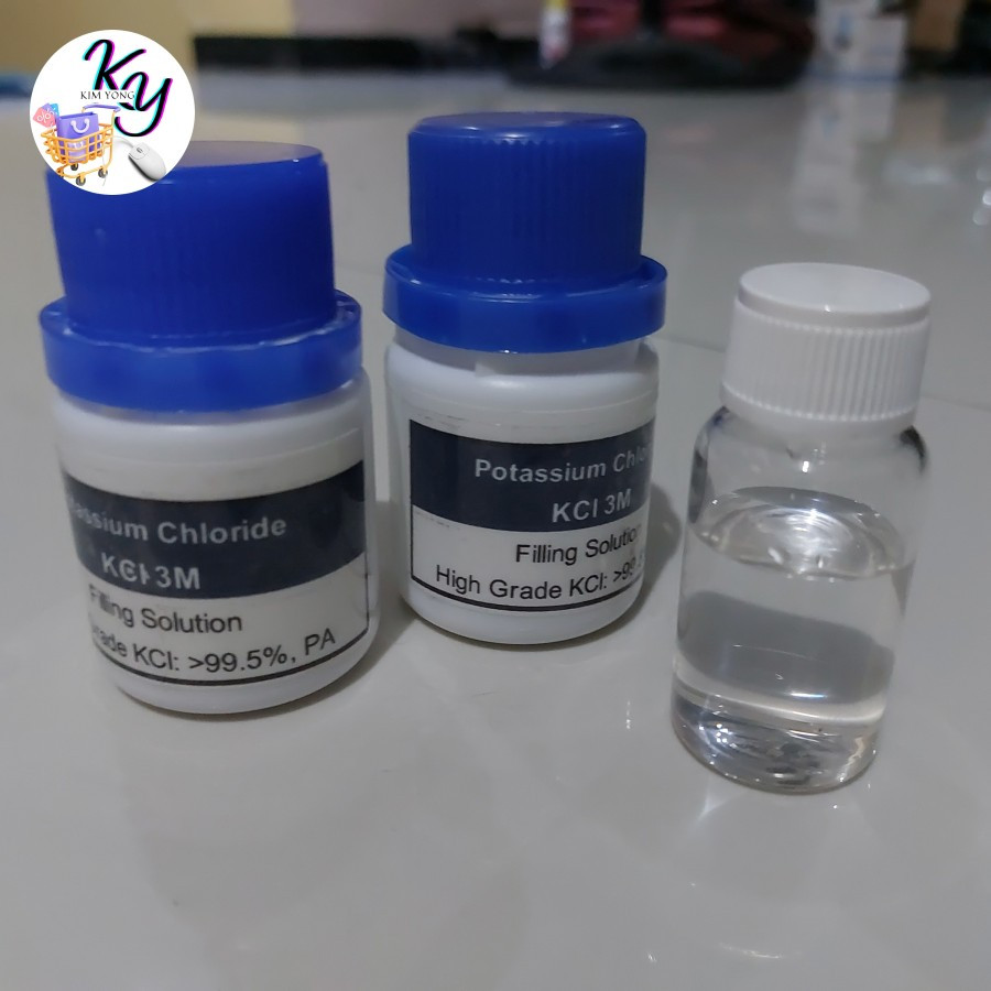 Jual Electrolyte Solution (KCl 3M) Filling Solution Potassium Chloride ...