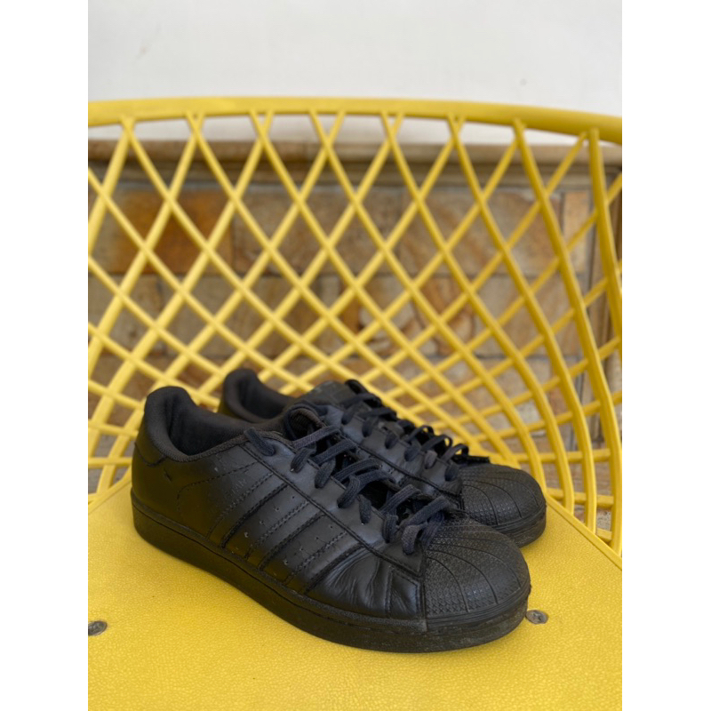 Jual Adidas superstar full black | Shopee Indonesia