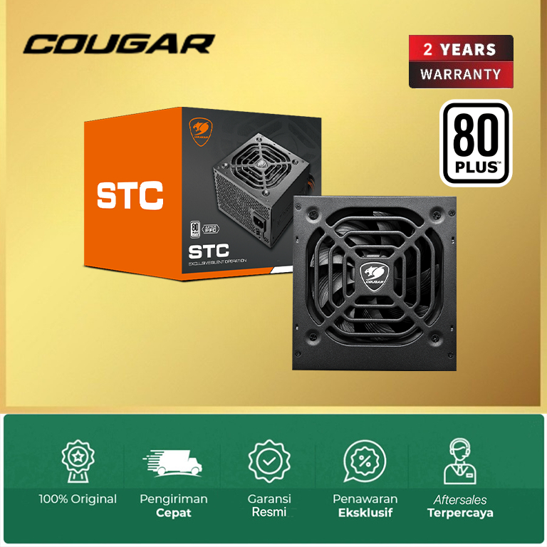 Jual Power Supply Cougar STC 600W 80 Plus Standard | Shopee Indonesia