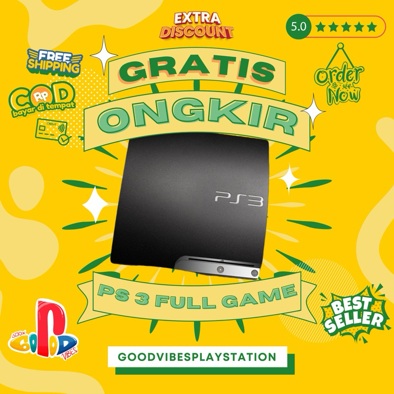 Jual PS 3 FULL GAME PLUG N PLAY | Shopee Indonesia
