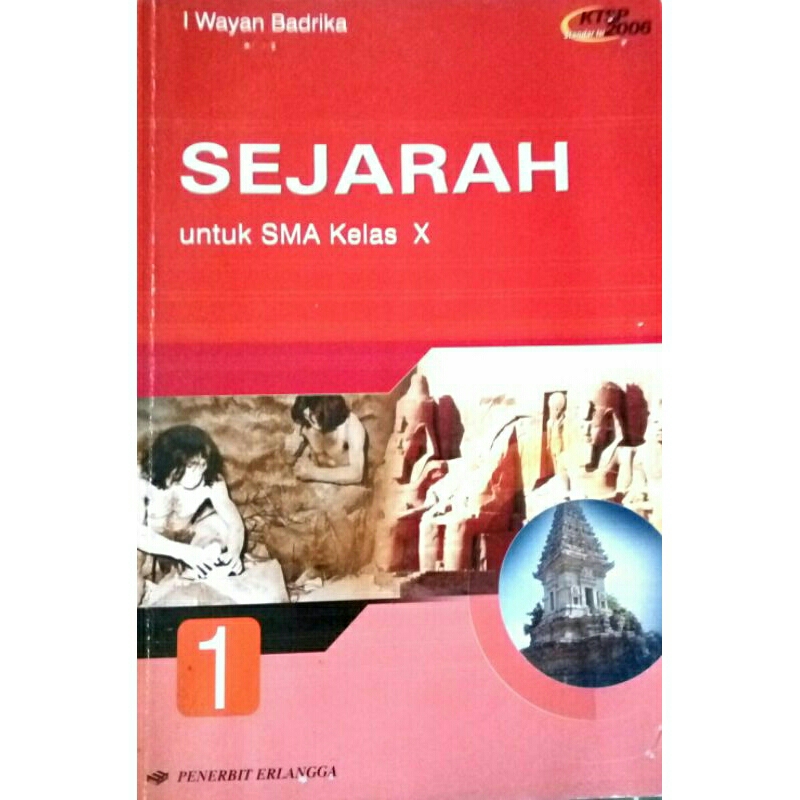 Jual Buku Sejarah SMA Sejarah 1 untuk SMA Kelas X 10 KTSP 2006 Wayan ...
