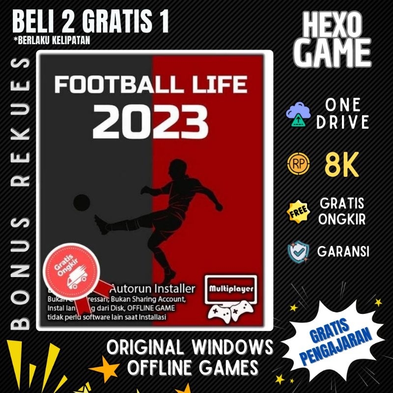 Jual SP Football Life 2023 - PC Game Sport - - LINK DOWNLOAD - GAME LAPTOP - GAME KOMPUTER ...