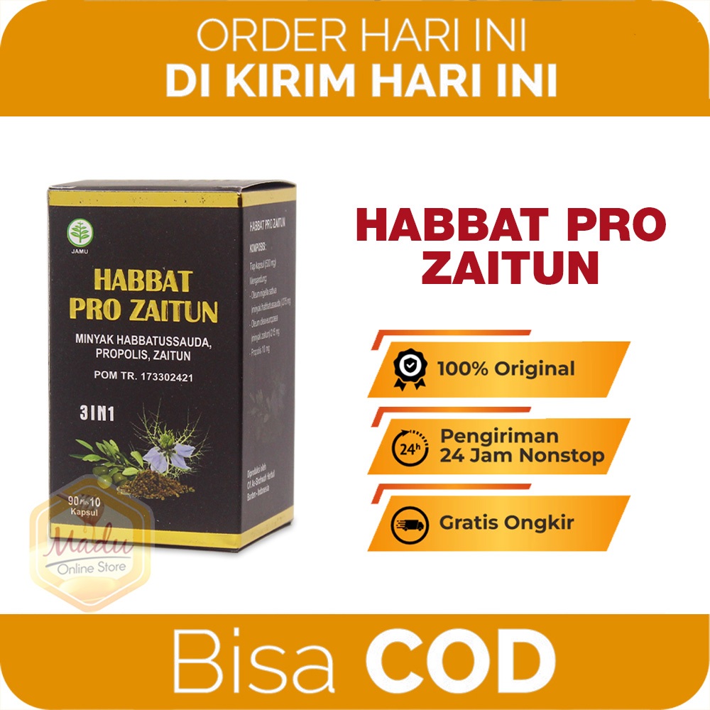 Jual Kapsul Habbatussauda Promil HABBAT PRO ZAITUN Plus Meningkatkan ...