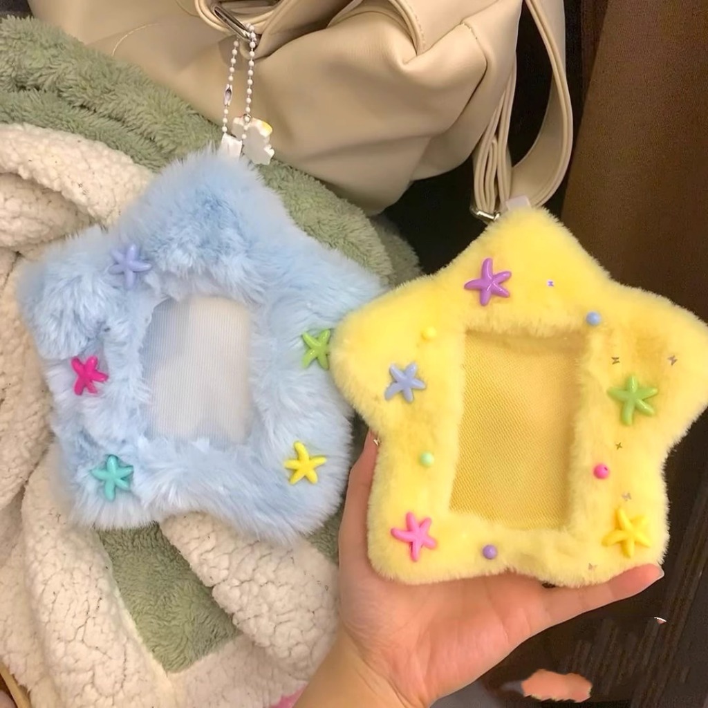 Jual WAEVERSE - Fluffy Star Plush Photocard Holder | Shopee Indonesia