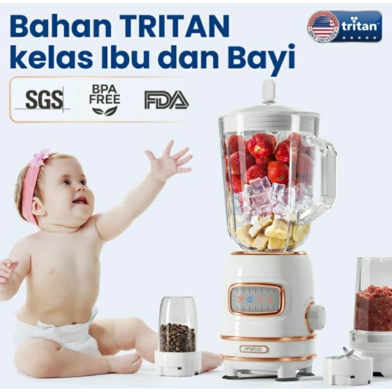 Jual mecco blender most estetik 4 in 1 chopper ice crusher penggiling ...