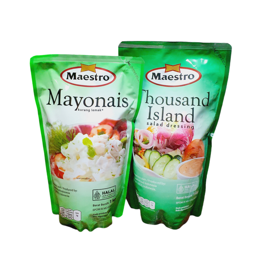 Jual Mayonnaise Maestro 1kg/Maestro Mayonais Thousand Island 1kg ...