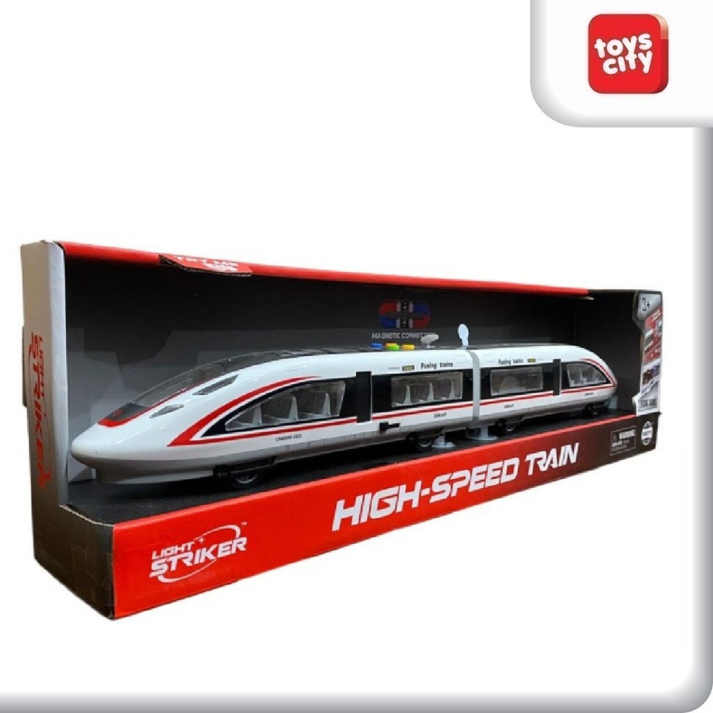 Jual High Speed Train Magnet Connection Light and Sound Friction Train - Mainan Kereta Cepat ...