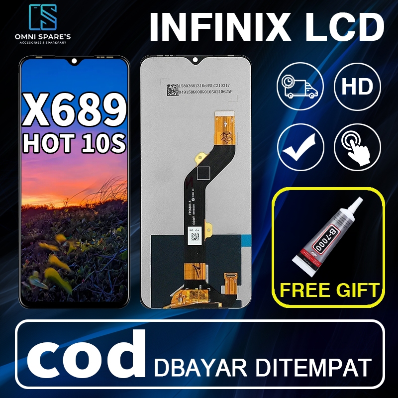 Jual LCD TOUCHSCREEN INFINIX HOT 10S X689 / X689D / X689B / X6823C ...