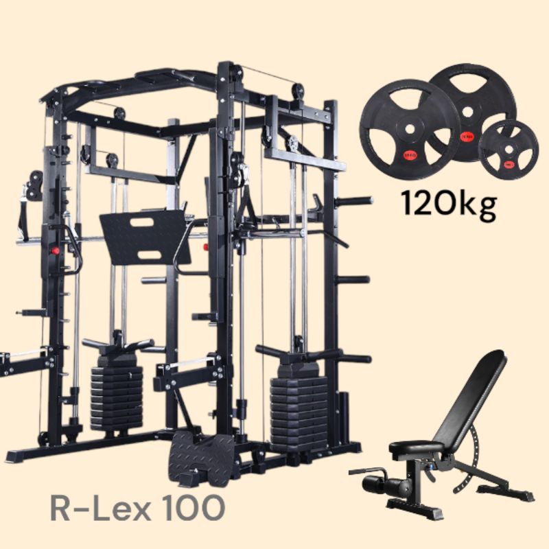 Jual (FREE ONGKIR) SMITH MACHINE R-Lex100 & R-Lex130 Alat Fitness Smith ...
