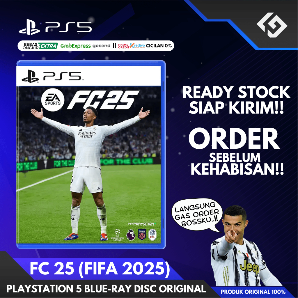 Jual PS5 FC25 / EA FC 25 / FIFA 25 BD Disc Kaset Game Original | Shopee Indonesia