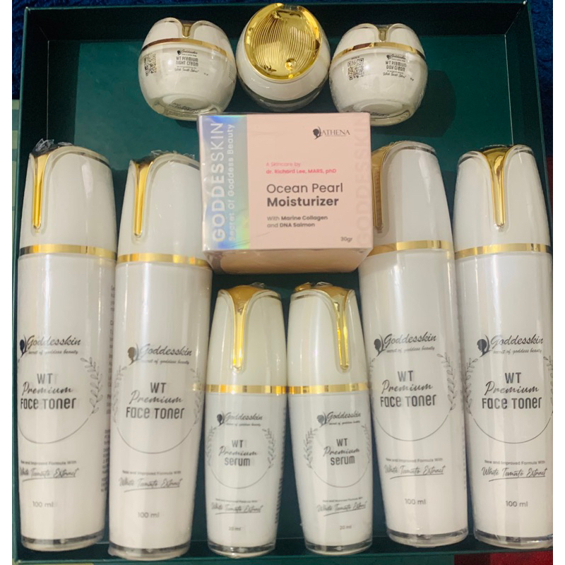 Jual NEW WT PREMIUM SERIES ,SUNSCREEN, EYE CREAM, OCEAN PEARL GODDESKIN ...