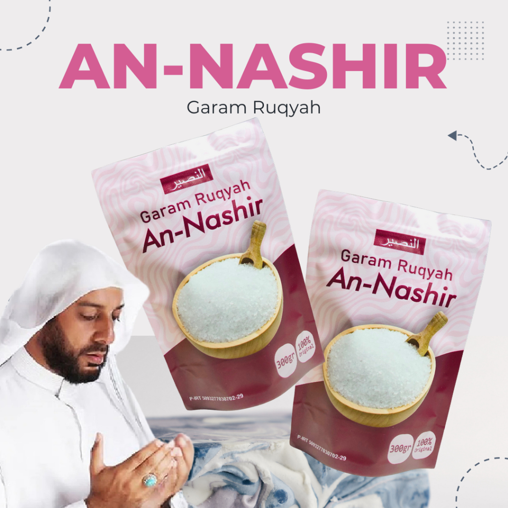 Jual [ 900 GRAM ] Garam Ruqyah AN-NASHIR Original Sarana Rukiyah Tempat ...