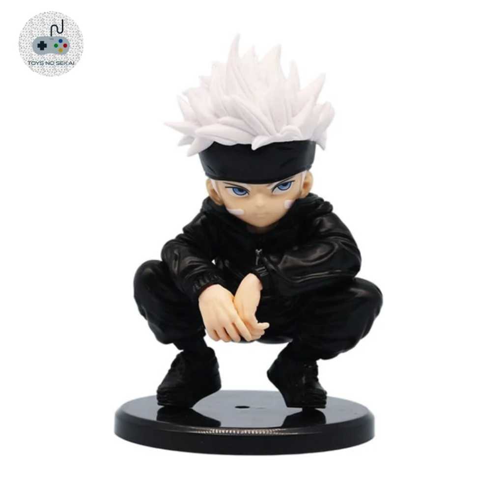 Jual Mainan Action Figure Jujutsu Kaisen Squatting Gojo Satoru | Shopee ...