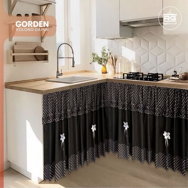 Jual GORDEN KOLONG DAPUR tiray kolong meja (model lucu)bahan katun ...