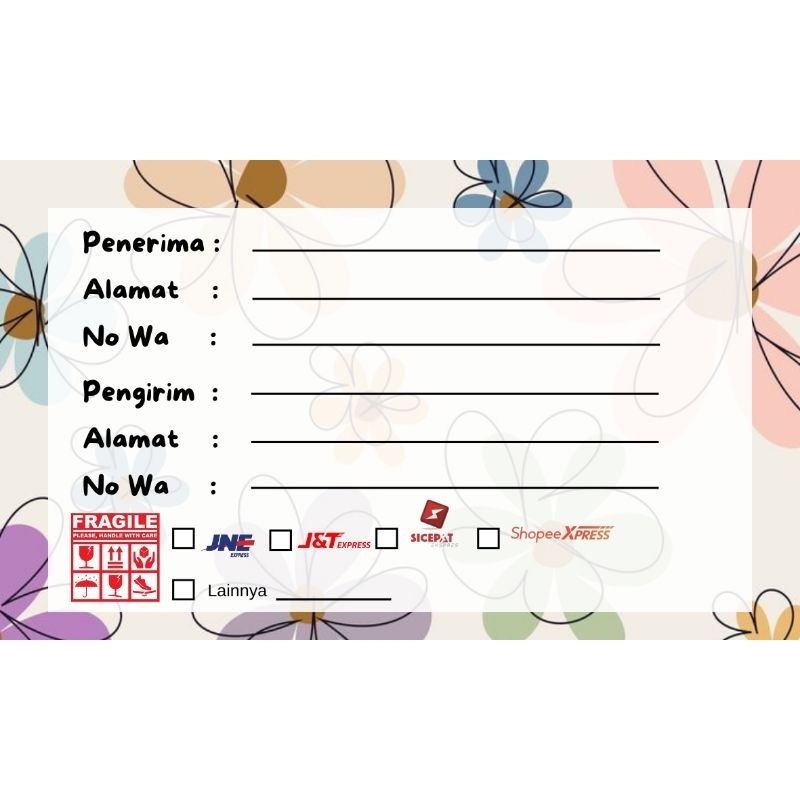 Jual Stiker Label Pengiriman | Shopee Indonesia