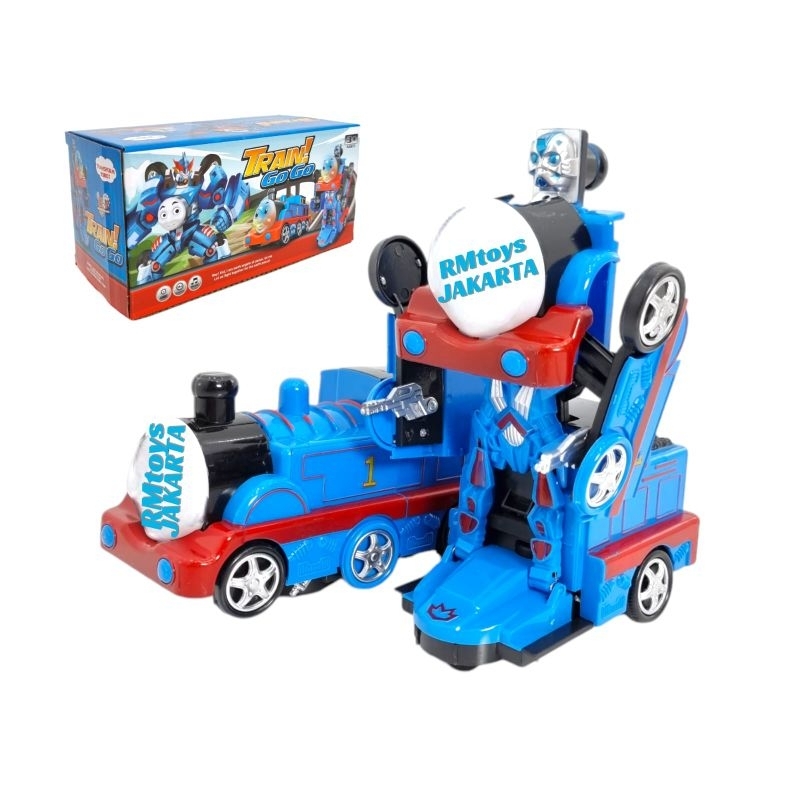 Jual Mainan Anak TRAIN GO GO 8992 Transform Kereta Jadi Robot Deform | Shopee Indonesia