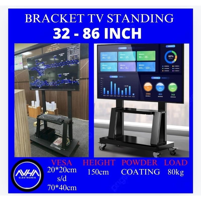Jual Bracket standing tv, bracket tv stand, bracket stand tv 32 40 42 ...