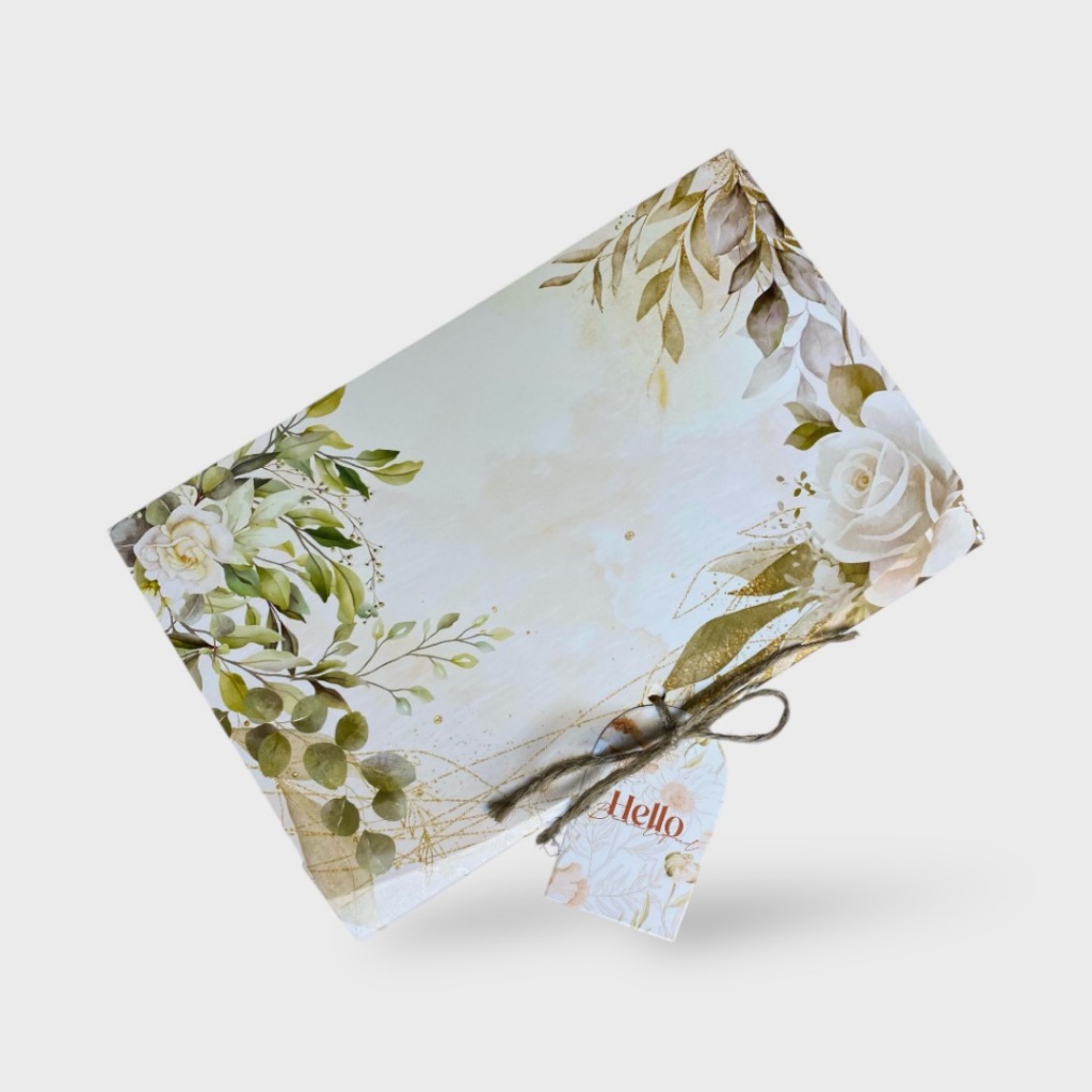 Jual SELANGKAH - BOX STELLA FLORAL 24x15x5 CM BOX PACKAGING DUS KEMASAN ...