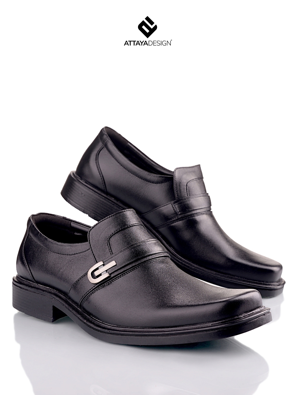 Jual ATTAYA DESIGN Sepatu Pantofel Pria Kulit Asli Formal Pendek Kerja ...