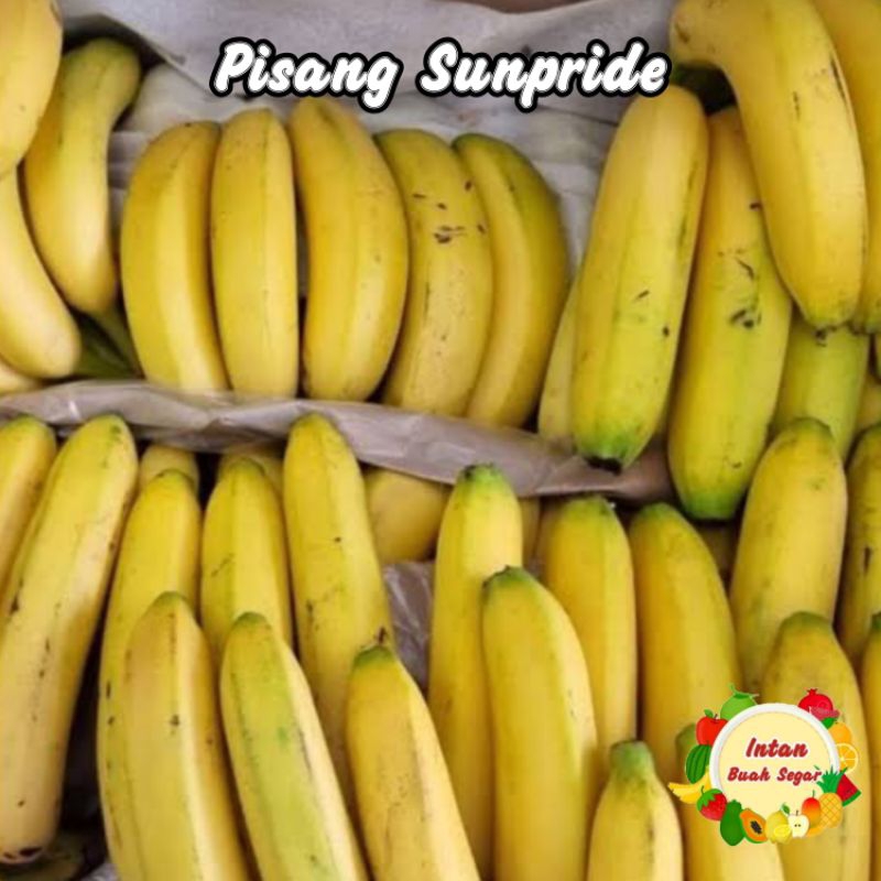 Jual BUAH PISANG SUNPRIDE FRESH 1 KG MANIS SIAP MAKAN / BUAH PISANG CAVENDISH SUNPRIDE/ PISANG ...