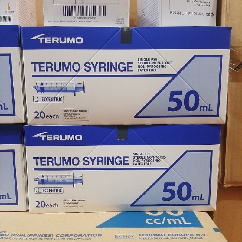 Jual Syringe 50cc Terumo Luer Lock Lubang Pinggir Perbox | Shopee Indonesia