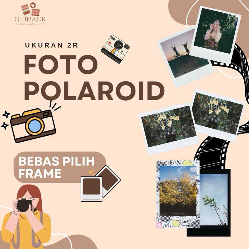 Jual (100 FOTO) CETAK FOTO POLAROID 2R BEBAS PILIH LATAR CETAK FOTO COSTUM POLAROID 2R | Shopee ...