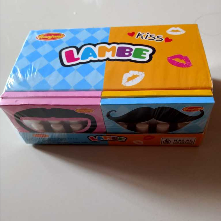 Jual SNACK IMPORT RANJANI KISS LAMBE BOX PERMEN KARET RASA STRAWBERRY ...