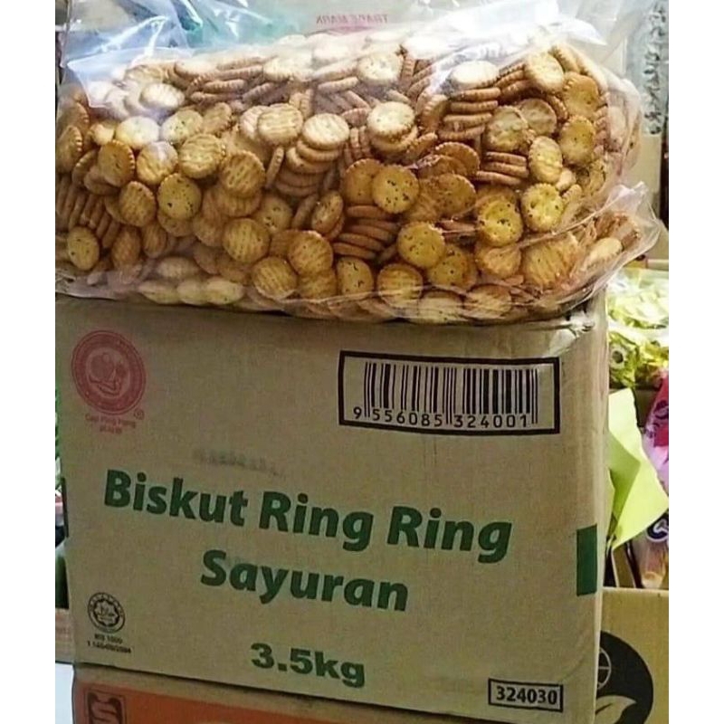 Jual Biskuit Ring Ring Sayur 3,5 kg malaysia - Biskuit Hupseng Pingpong ...