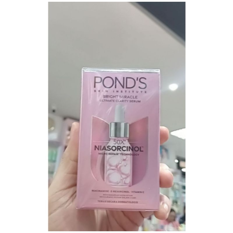 Jual Pond's Ponds Bright Miracle Serum 50x Niasorcinol 14g | Shopee ...
