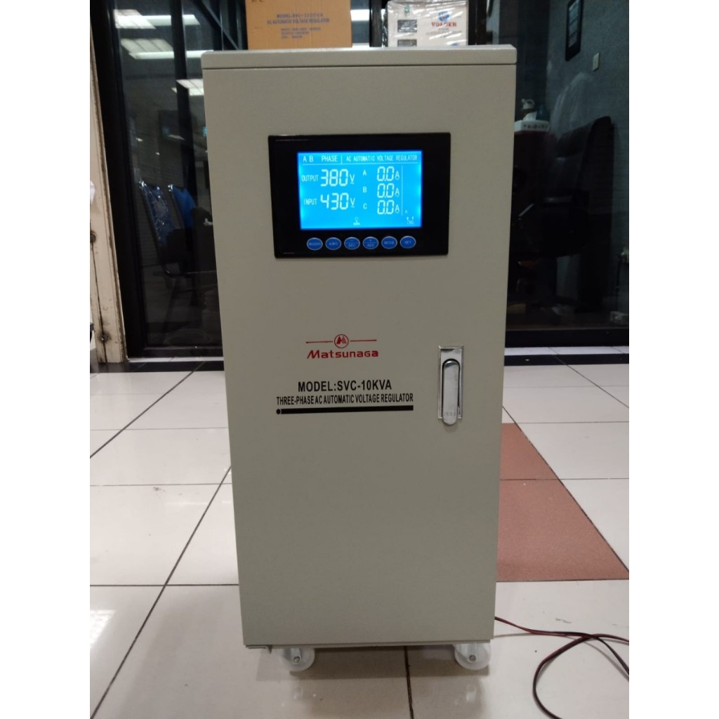 Jual Stabilizer Matsunaga 10Kva 3 phase Stavol Digital 10000 watt ...