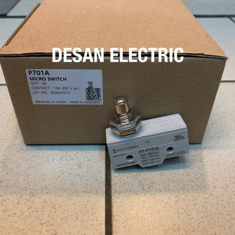 Jual Micro Switch HY-P701A HYP701A Hanyoung Nux | Shopee Indonesia