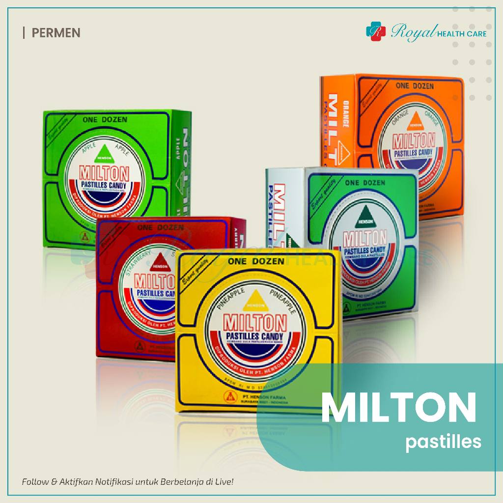 Jual MILTON PASTILLES Candy 30gr (BOX), Permen Penyegar Nafas | Shopee ...