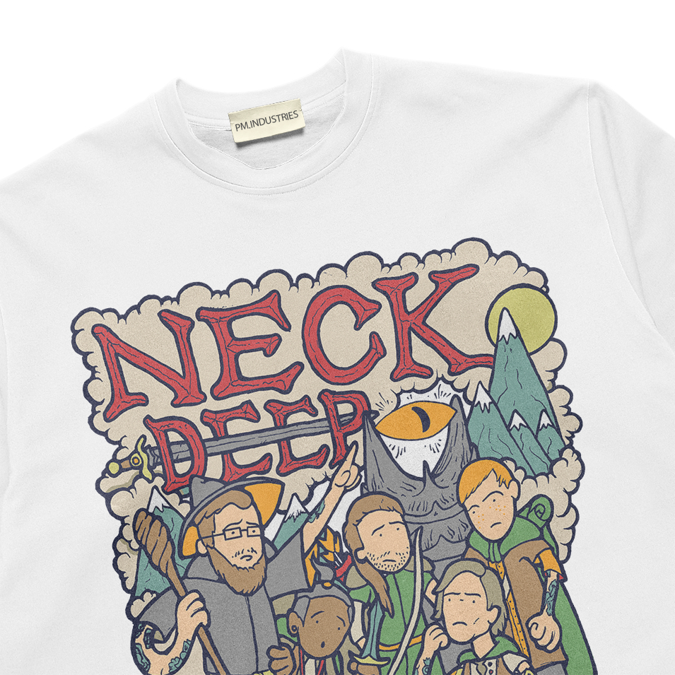 Jual Kaos Baju Band Neckdeep Premium Pria Wanita PM.industries PMBND04 ...