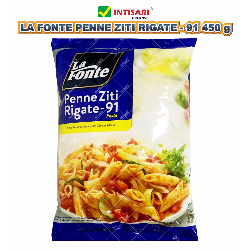 Jual LA FONTE PENNE ZITI RIGATE - 91 450 G | Shopee Indonesia