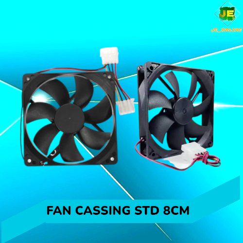 Jual Fan casing Hitam 8Cm Kipas pc fan case 12cm/ fan case | Shopee ...