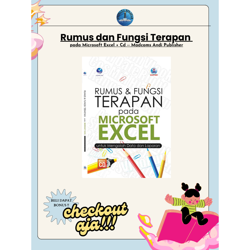 Jual Rumus dan Fungsi Terapan pada Microsoft Excel + Cd -- Madcoms Andi Publisher | Shopee Indonesia