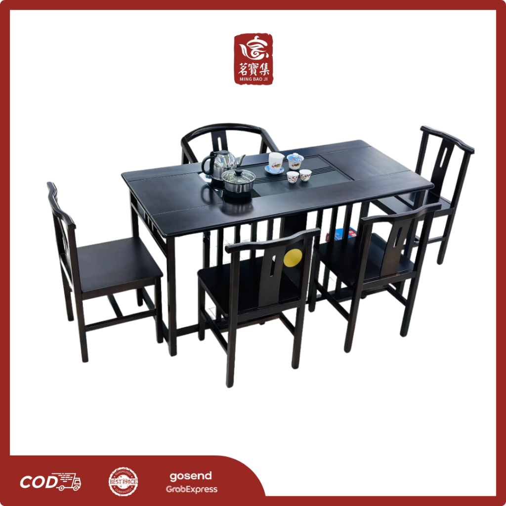 Jual MING BAO JI Meja Teh China Set 601 Furniture Set Meja Kursi Free ...