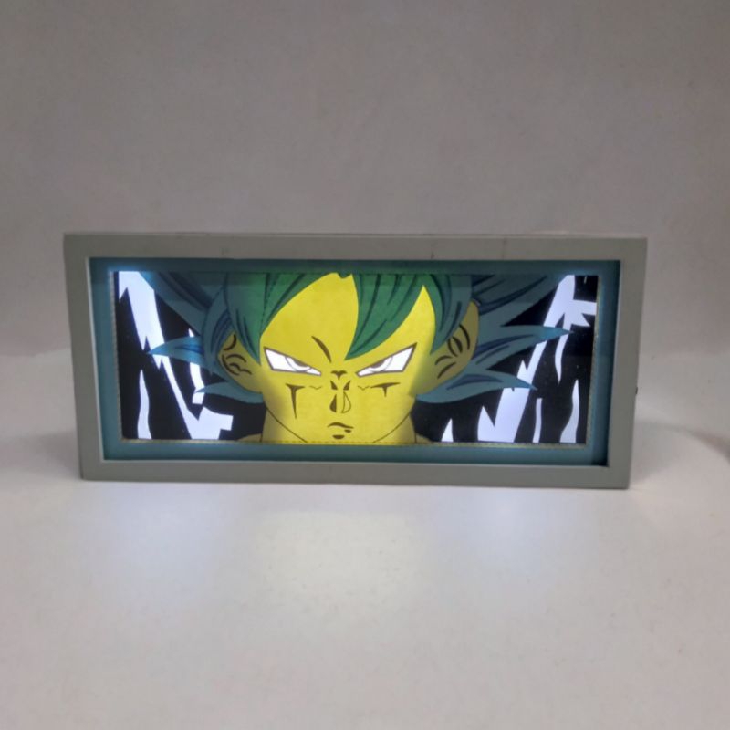 Jual Lampu Kotak LED Anime Lightbox 3D Dragon Ball - Son Goku Light Box ...