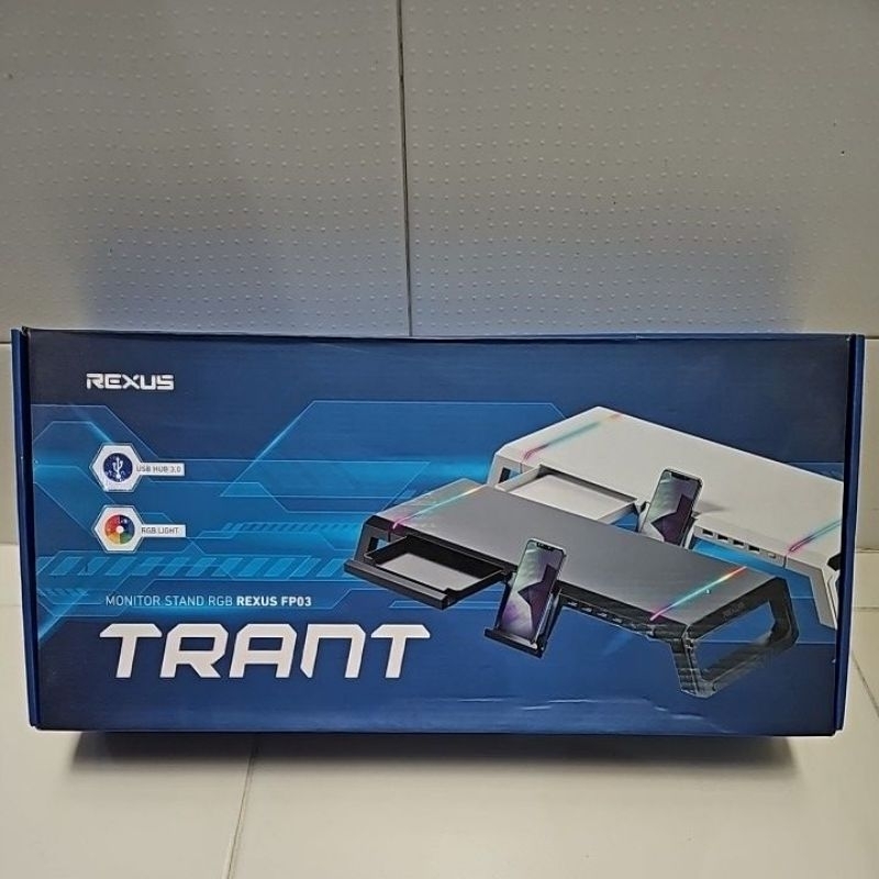Jual Rexus FP03 Monitor Stand RGB TRANT (Black) | Shopee Indonesia