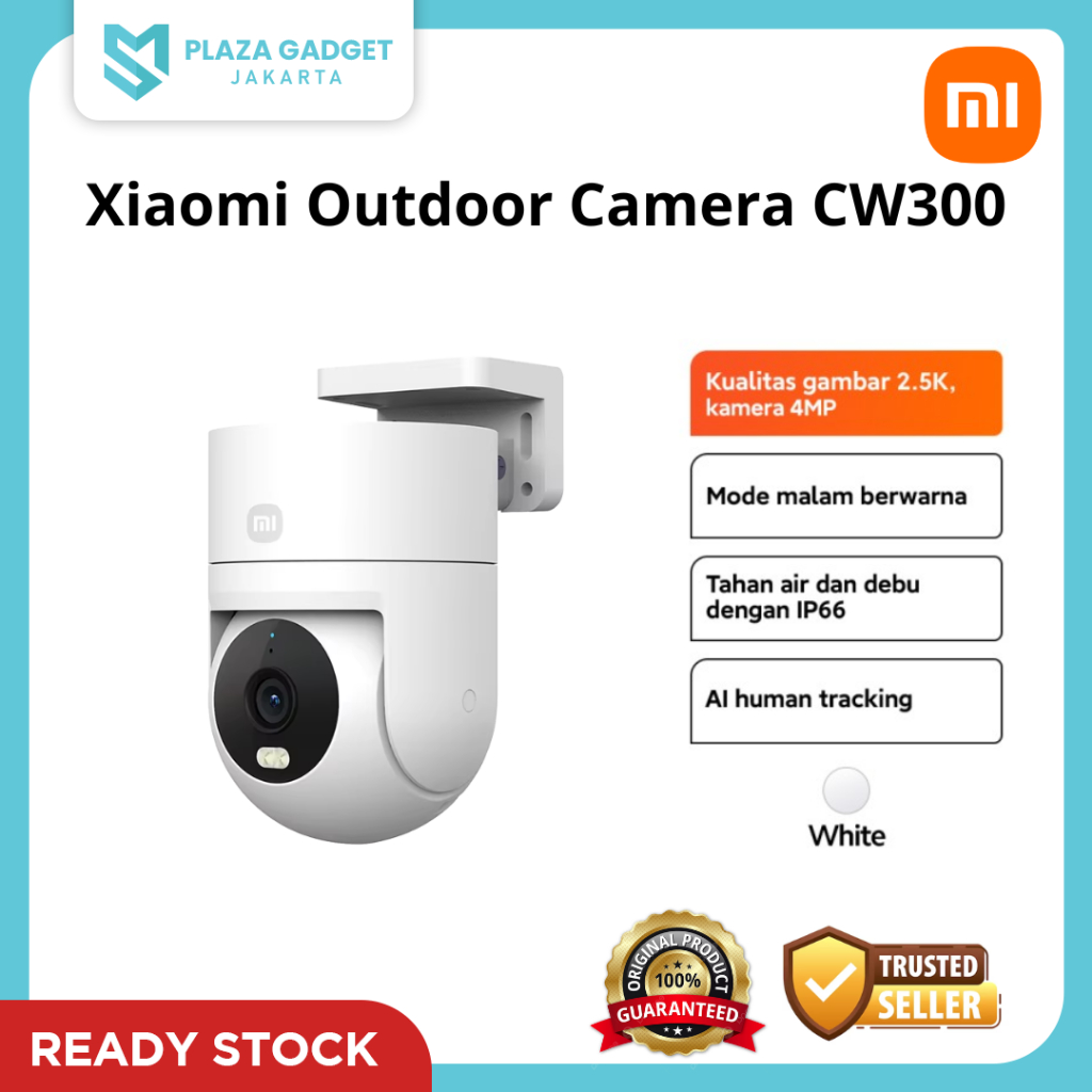 Jual Xiaomi CCTV Outdoor Camera CW300 | Resolusi 2.5K - Garansi Resmi ...