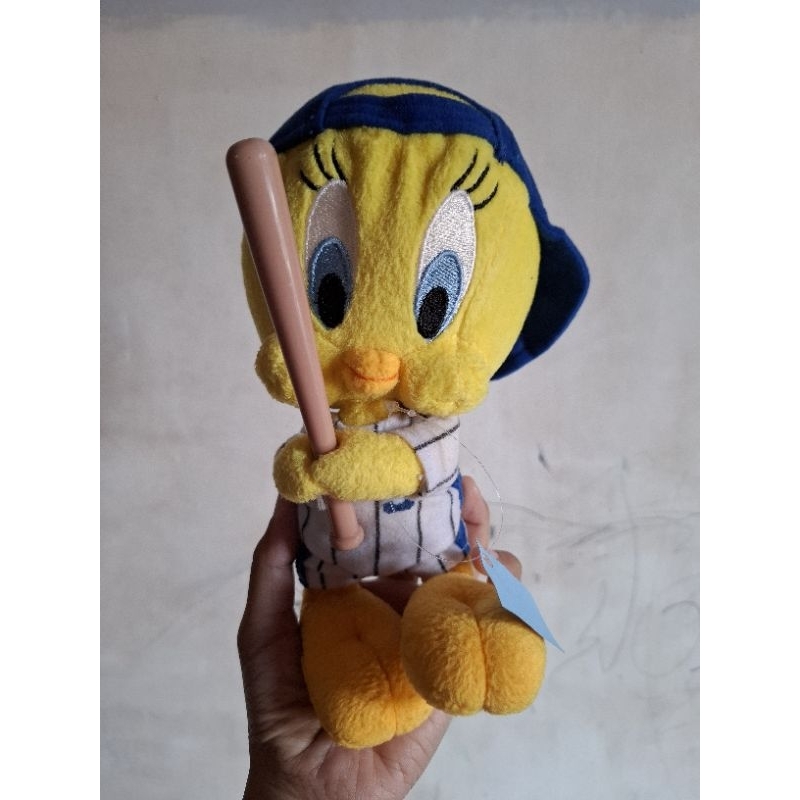 Jual Boneka Karakter Tweety Baseball / Tweety Original / Tweety Rare ...