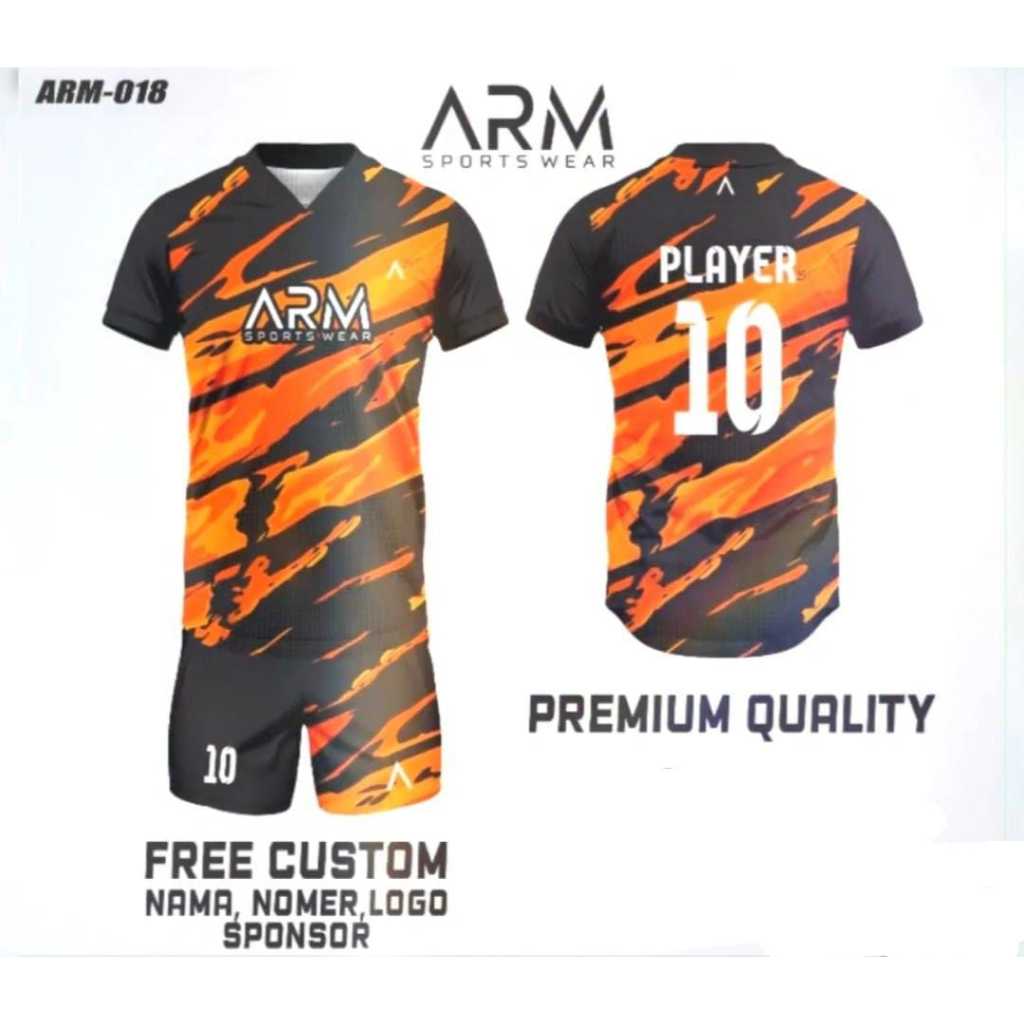 Jual jersey futsal free custom nama, logo, sponsor dan nomor punggung ...