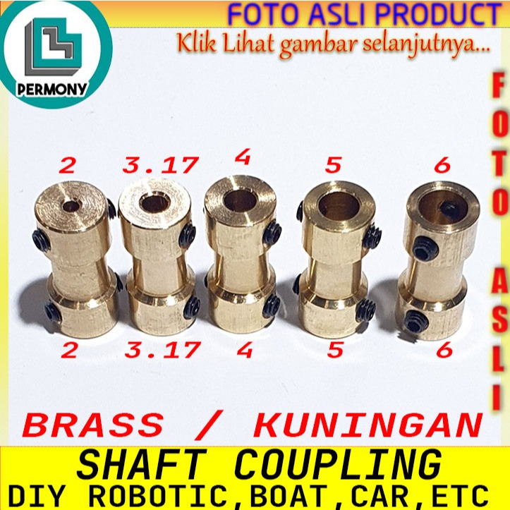 Jual Coupling Brass kuningan adapter bor gerinda shaft motor boat ...