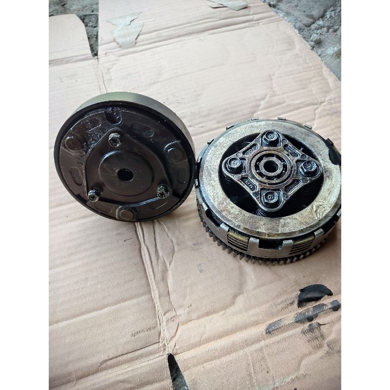 Jual house kopling kampas ganda satu set motor Supra fit new Revo lama barang seken | Shopee ...